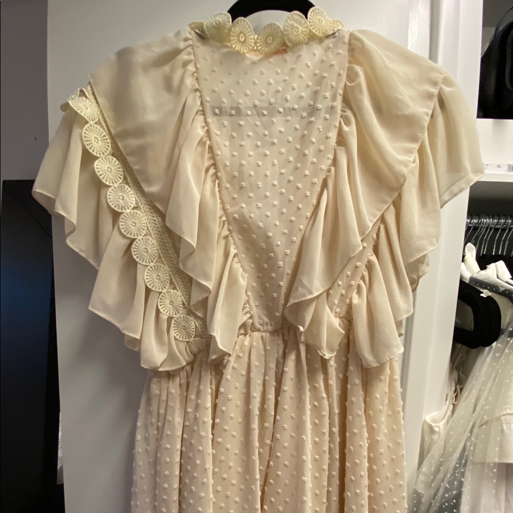 Layered Ruffled Mini Dress - Gem